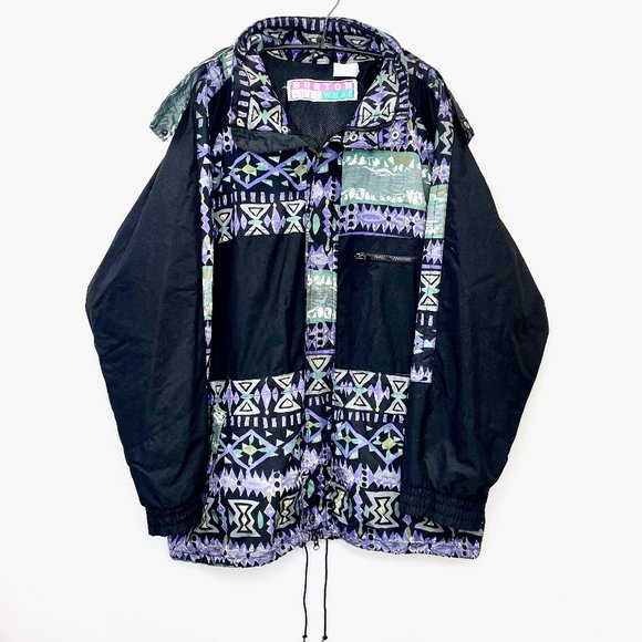 Burton | Jackets & Coats | Vintage 9s Burton Surf Wear Air Tribal Print ...